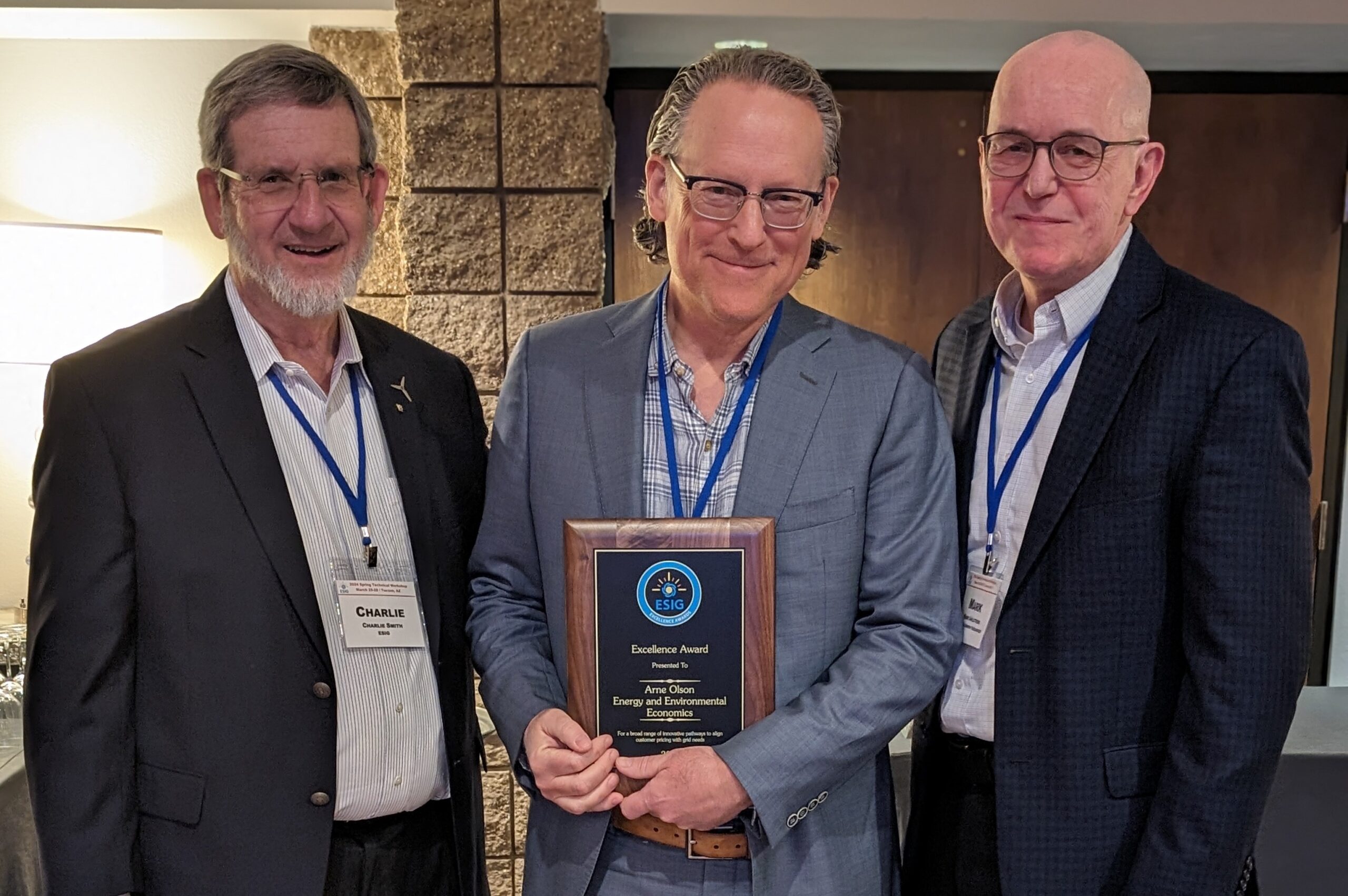 E3 Wins 2024 Excellence Award from ESIG - E3